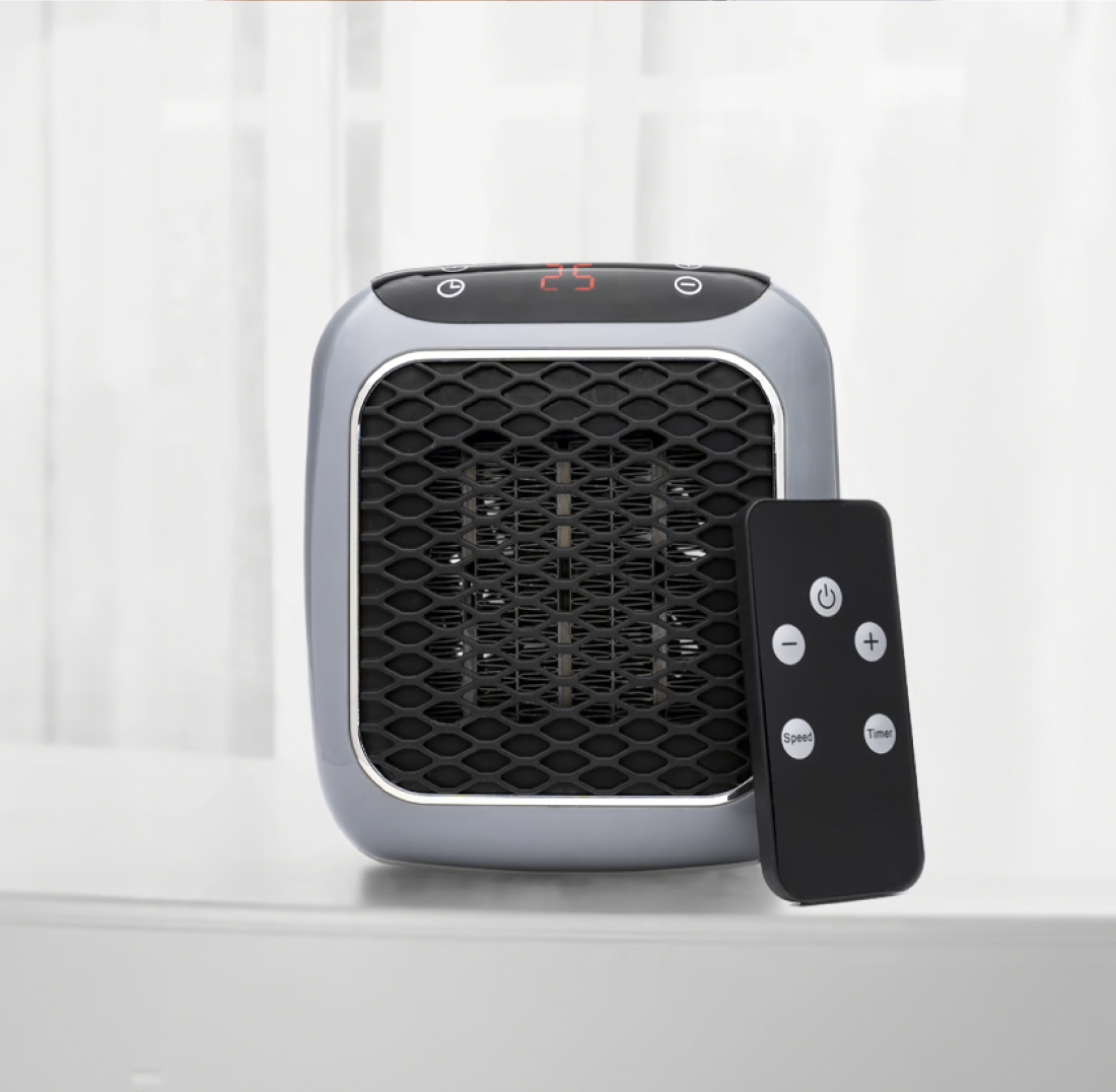 WellHeater: Compact Plug-In Heater for Instant Warmth